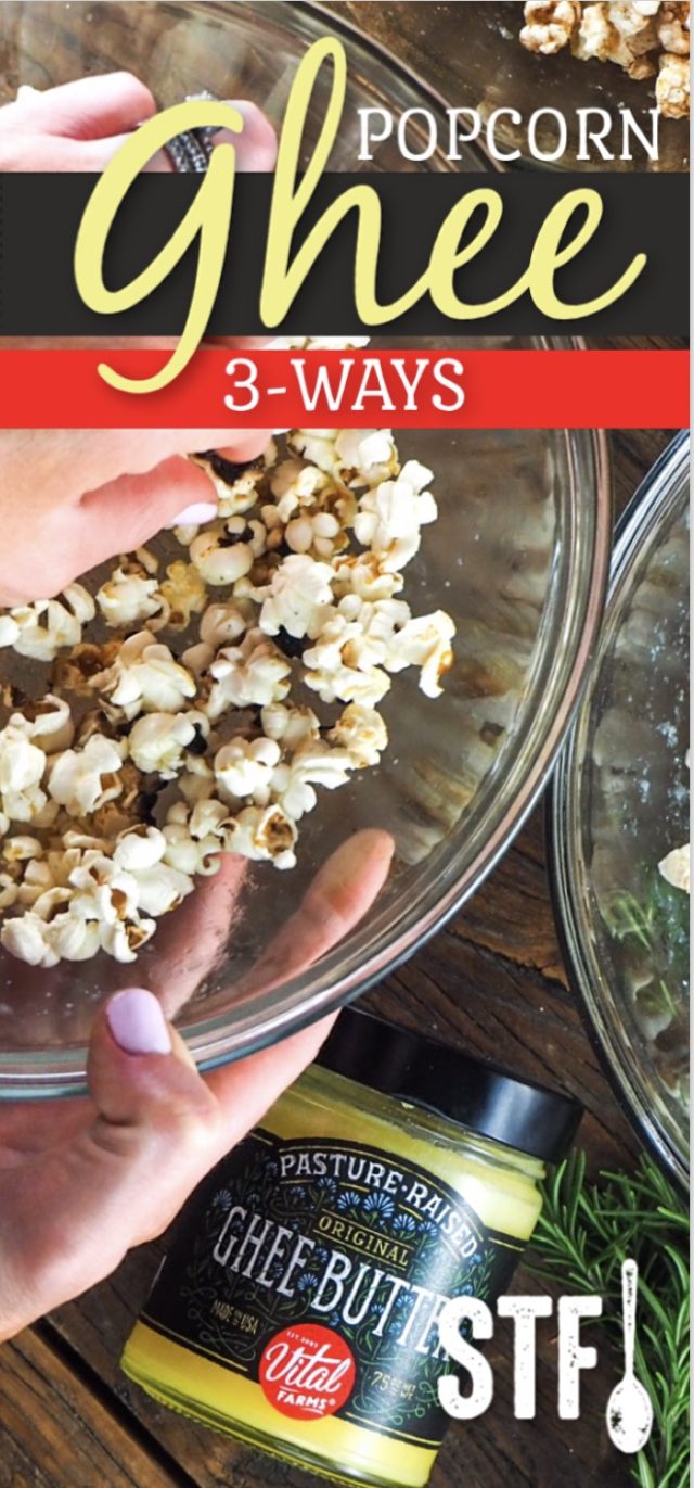 Stovetop Vital Farms Ghee Popcorn: If you ever buy microwave popcorn ...